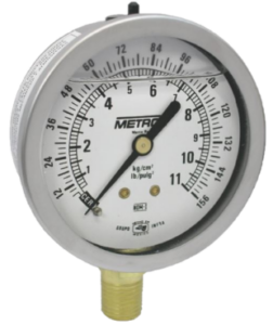 Manómetro Metron 63440/2-8 Inferior - Metron México